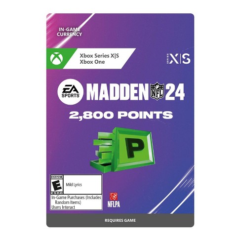 Madden Nfl 24 2 800 Madden Points Xbox Series X s xbox One digital Target