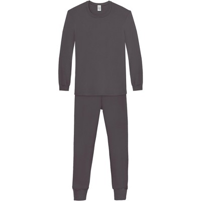City Threads Usa-made Men's Organic Cotton Soft Pj Set | Charcoal - Xxl ...