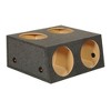 Qpower Quad 4 Hole 12 Inch Sealed Divided Speaker Box Subwoofer ...
