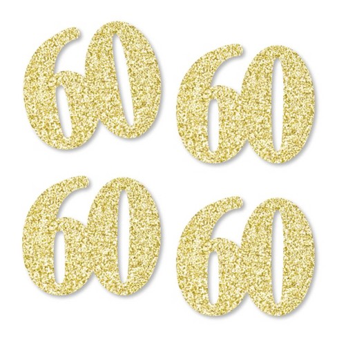 Big Dot Of Happiness Gold Glitter 60 - No-mess Real Gold Glitter Cut ...