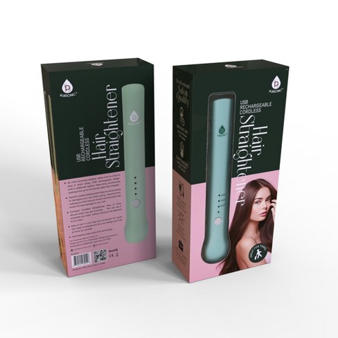 Usb Rechargeable Cordless Hair Straightener : Target