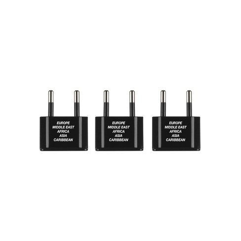 Travel Smart By Conair Continental Adapter Plug Set - 3pk : Target
