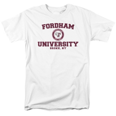 Campus Lab Fordham University Official Circle Logo Adult T Shirt,white ...
