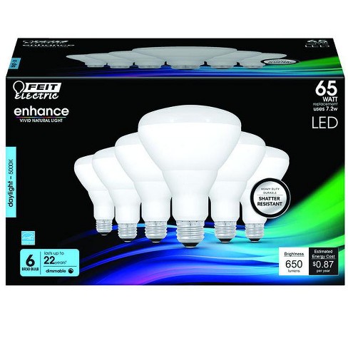 Feit Electric Enhance Br30 E26 (medium) Led Bulb Daylight 65 Watt ...