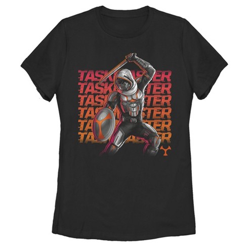 Women's Marvel Black Widow Taskmaster Battle T-shirt : Target