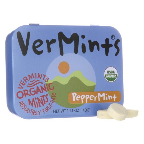 Vermints All Natural Breath Mints - Peppermint : Target