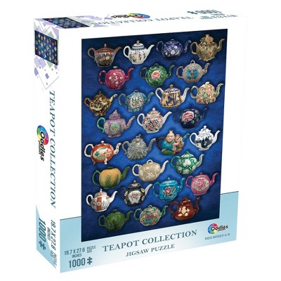 Mchezo 1000-Piece Teapot Collection Jigsaw Puzzle : Target