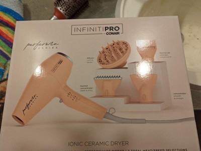 Conair Infinitipro Performa Series Ionic Ceramic Hair Dryer : Target