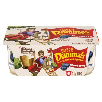Dannon Danimals Probiotic Blueberry Kids' Yogurt | Fig App