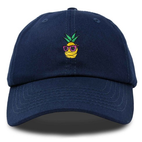 Dalix Pineapple Embroidered Cap Cotton Baseball Summer Cool Dad Hat ...