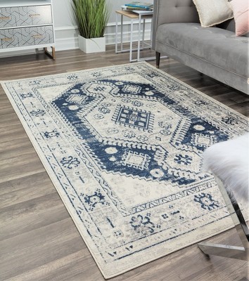 Rugs America Gallagher Gl40c Deep Blue Vintage Transitional Deep Blue ...