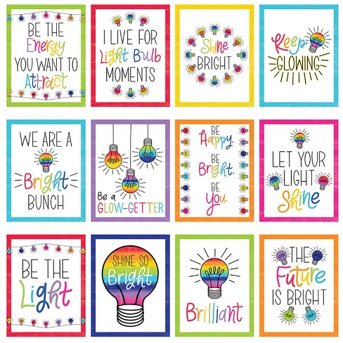Schoolgirl Style Mini Posters: Light Bulb Moments Poster Set : Target