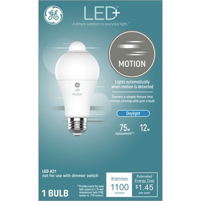 Ge Led+ Motion A21 Led Light Bulb Daylight : Target