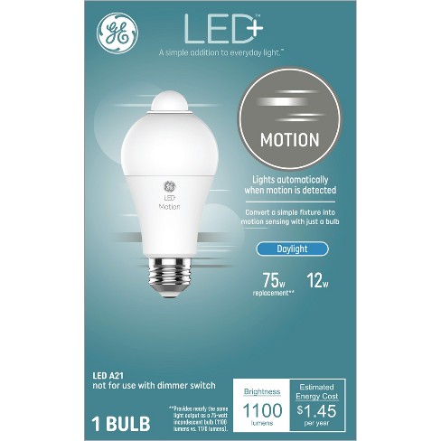 Ge Led+ Motion A21 Led Light Bulb Daylight : Target