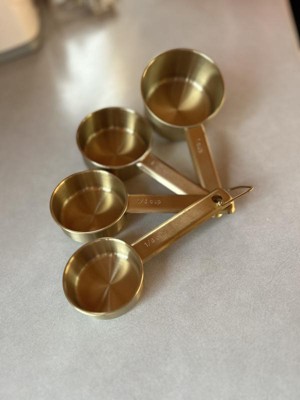 4pc Stainless Steel Measuring Cups - Figmint™ : Target