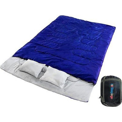 Sleepingo Double Sleeping Bags For Adults, Blue : Target