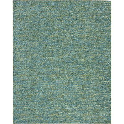 Nourison Nourison Essentials Nre01 Indoor/outdoor Area Rug - Blue Green ...