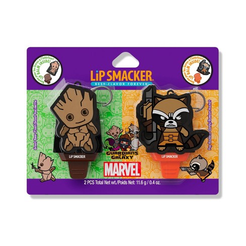 Lip Smacker Groot And Rocket Lip Balm - 0.4oz/2pc : Target