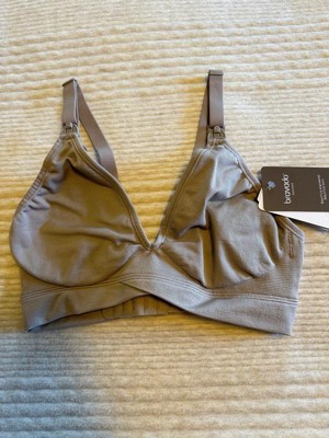Bravado Designs V-neck Maternity & Nursing Bra, Chalk Pink, Large : Target