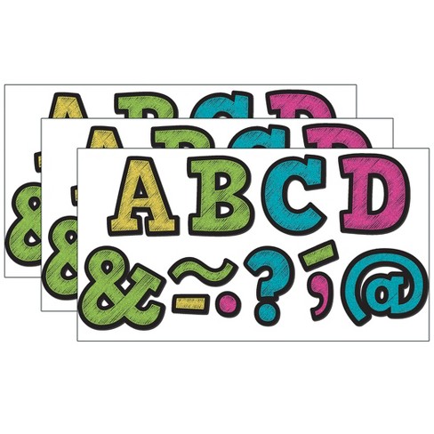 Teacher Created Resources Chalkboard Brights, Bold Block 2" Magnetic ...