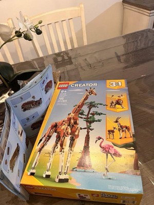 Lego Creator 3 In 1 Wild Safari Animals Set, Giraffe, Gazelles Or Lion ...