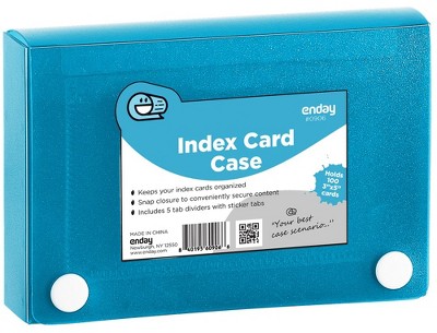 Enday 3" X 5" Index Card Case : Target