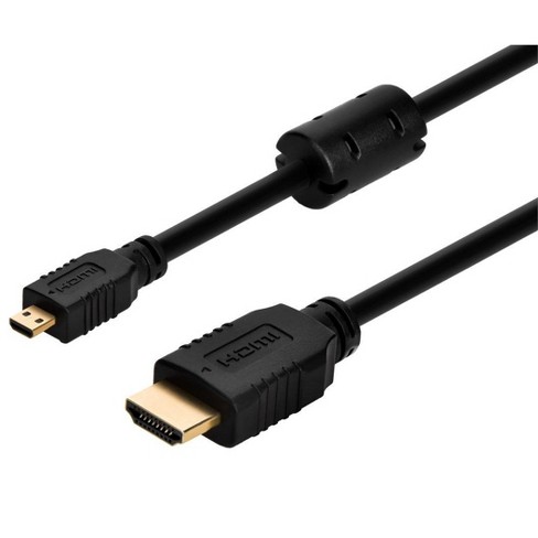 Monoprice Standard Hdmi Cable - 6 Feet - Black | With Hdmi Micro ...