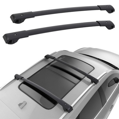Metal Roof Cargo Basket Car Roof Rack, Top Mount Roof Rack Black Steel ...