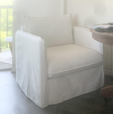 Berea Slouchy Lounge Chair With French Seams Textured Mushroom ...