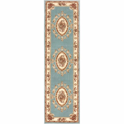 Well Woven Pastoral Medallion French European Floral Formal Traditional ...