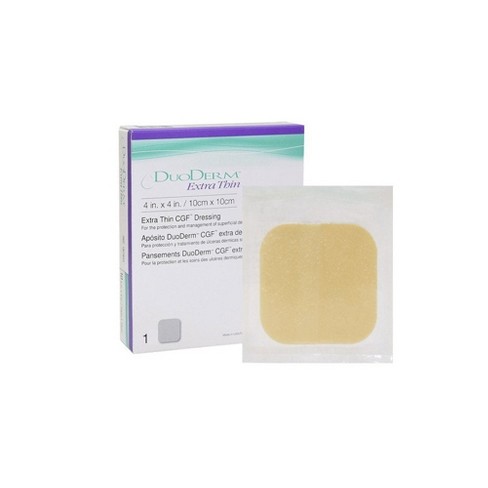 Convatec 187955 Duoderm Extra Thin. Hydrocolloid Dressing 4 In. X 4 In ...