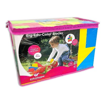 Edushape Textured Blocks Sorting And Stacking Set - Set Of 30 : Target
