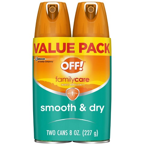 Off! Familycare Mosquito Repellent Smooth & Dry - 8oz/2ct : Target
