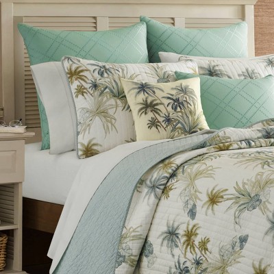 Serenity Palms Quilt Aqua - Tommy Bahama : Target