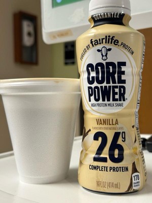 Core Power Vanilla 26g Protein Shake - 14 Fl Oz Bottle : Target