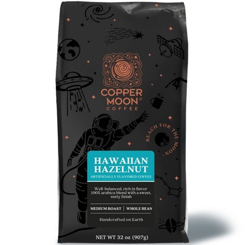 Copper Moon Hawaiian Hazelnut Blend Medium Roast Coffee - 32oz : Target