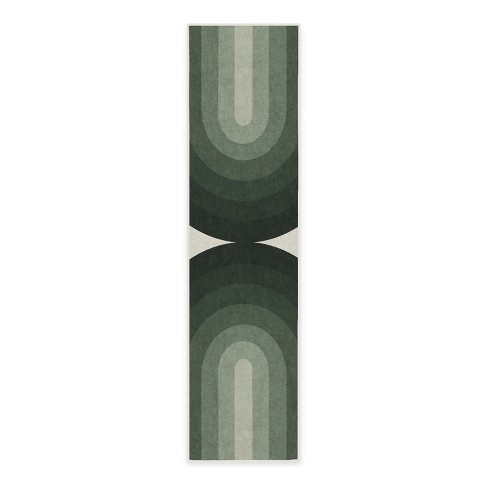 Ruggable Absida Washable Modern Runner Rug - Sage 2'6"x10'. : Target