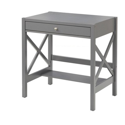Student Writing Desk With 6 Fabric Bins White/blue - Buylateral : Target