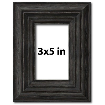 Posterpalooza | 3x5 Contemporary Black Picture Frame - Uv Acrylic, Foam ...