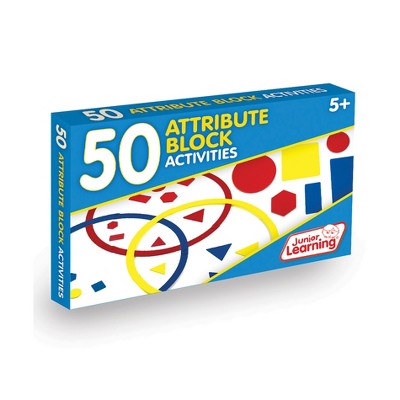 Junior Learning: Attribute Block Activity Flash Cards : Target