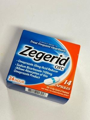Zegerid Otc Omeprazole 20mg And Sodium Bicarbonate Acid Reducer For ...