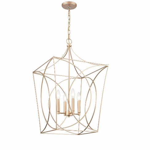 Millennium Lighting Tracy 4 - Light Pendant In Painted Modern Gold : Target