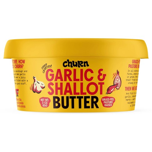 Churn Garlic & Shallot Butter - 3oz : Target