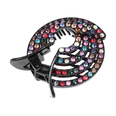 Unique Bargains Women's Grace Dome Round Hair Clips 3.03