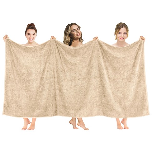 American Soft Linen 100% Cotton Oversized Bath Sheet, 40 In By 80 In ...