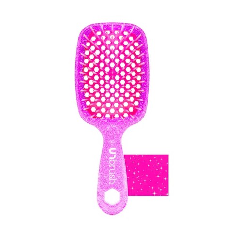 Unbrush Detangler Hair Brush - Glitter Rose Quartz : Target
