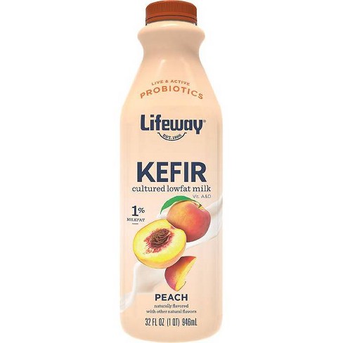 Lifeway Kefir Peach Low Fat Milk Smoothie - 32 Fl Oz : Target