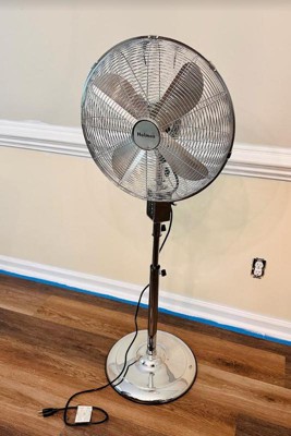 Holmes 16" Digital Oscillating 3-speed Metal Stand Fan With Remote ...
