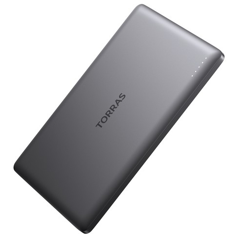 Torras® Minimag 5,000-mah Wireless Power Bank, Titanium Gray : Target