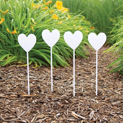 Fun Express 4" x 4" Heart Yard Signs - 12 Pc. : Target